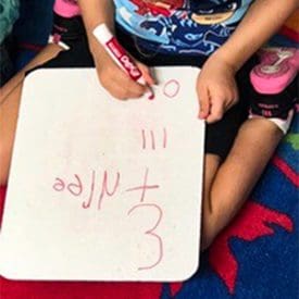 Math Rotations in a Pre-K Classroom Using Task Boxes