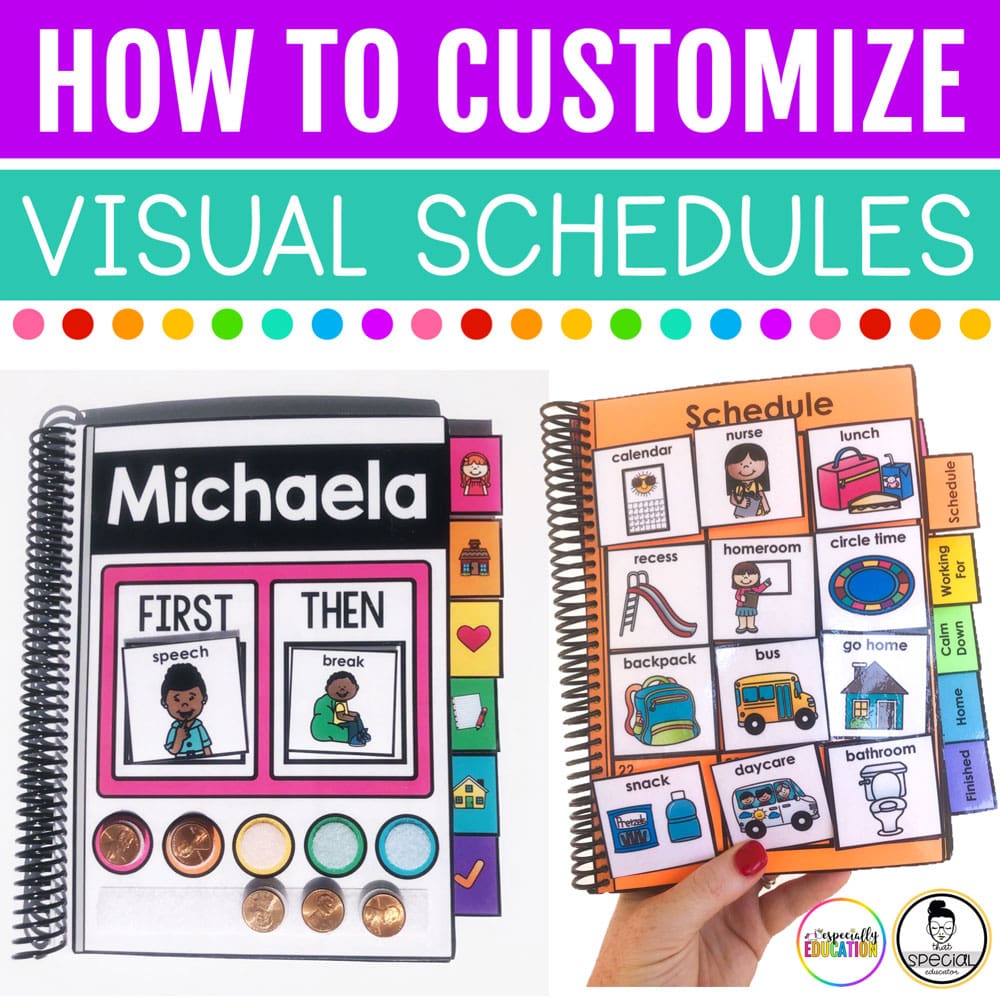 Customizing Visual Schedules In The Classroom Customizing Visual Schedules In The Classroom
