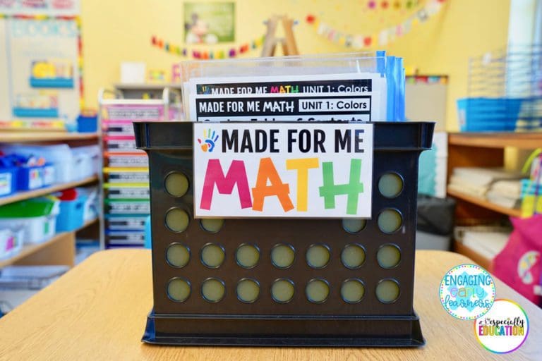 Math Center Organization For Made For Me Math