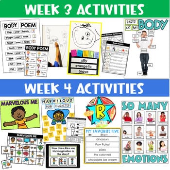 Made For Me Literacy Lesson Plans Level B Bundle 2 Unit 08 “All About Me”
